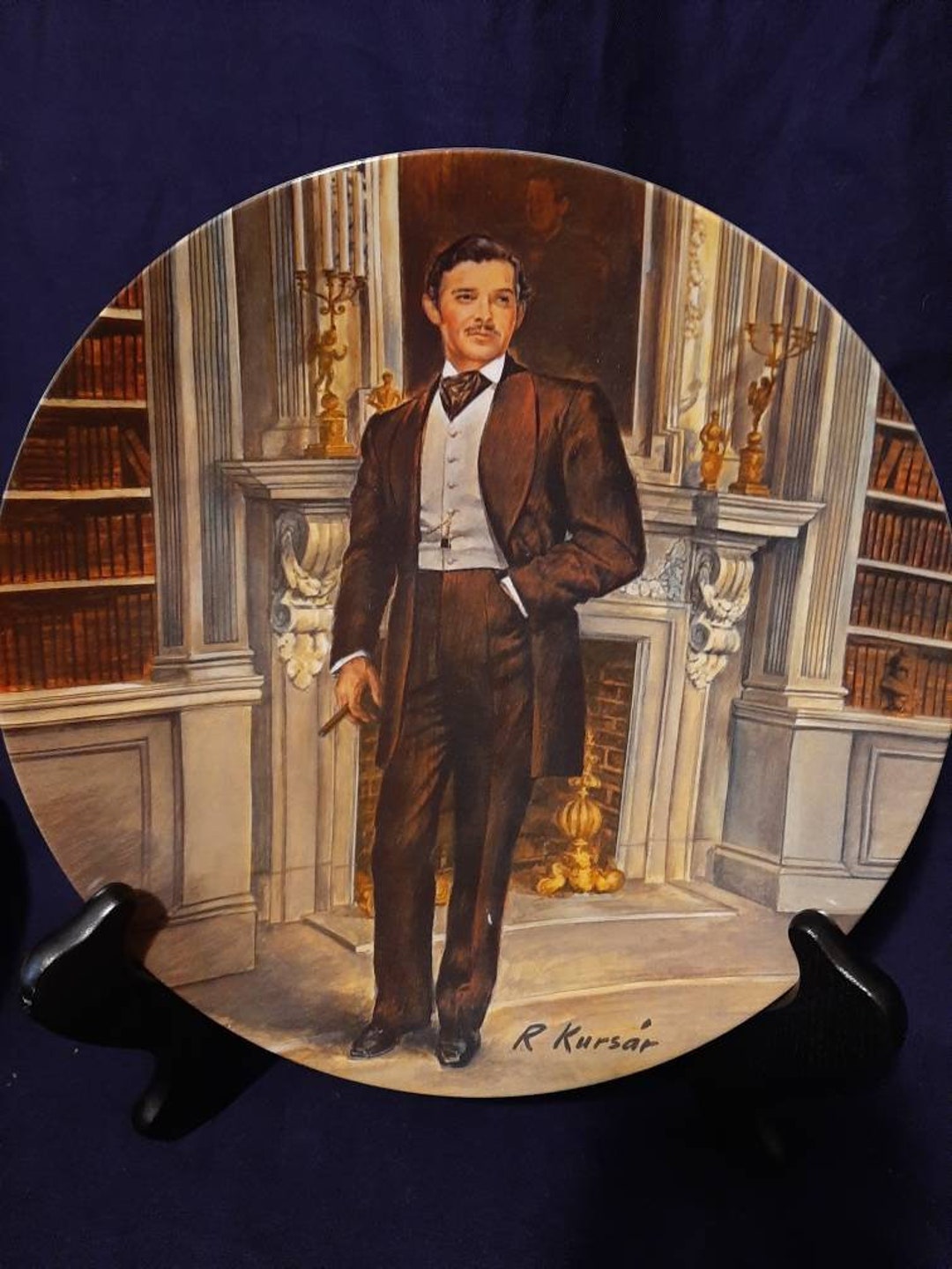 1981 Rhett Butler Collector Plate Bradford Exchange Edwin M. Knowles - Etsy