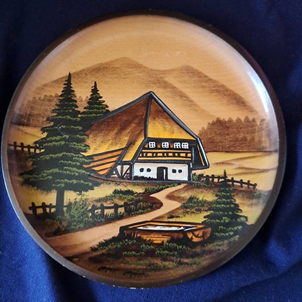 German Hand Painted Plates - Etsy