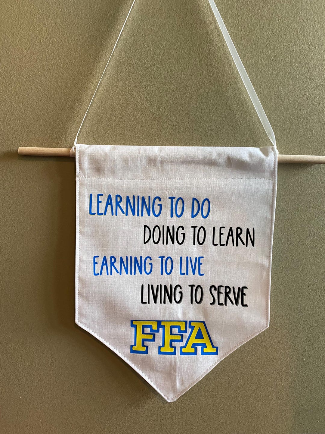 FFA Motto Banner Pin Display - Etsy
