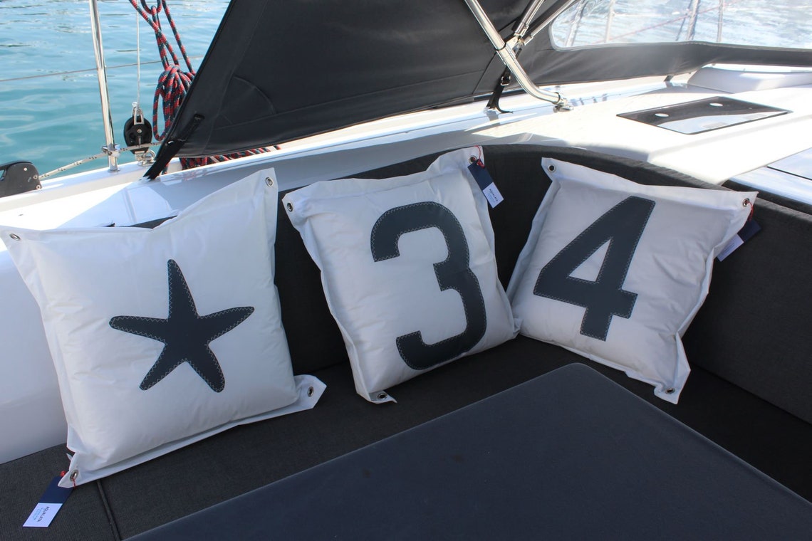 Sail Pillow Sail Insignia Cover Pillow Sailcloth Pillow - Etsy