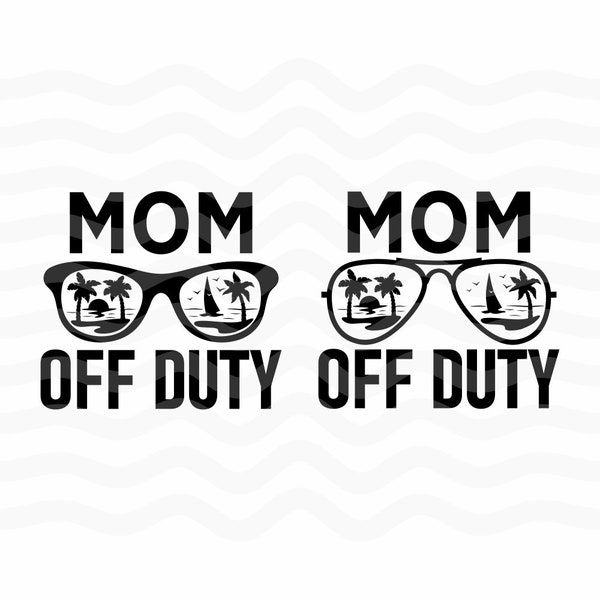 Moms off Duty Svg - Etsy