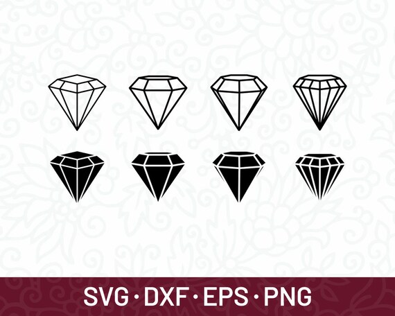 Diamonds Svg Diamonds Dxf Diamond Svg Diamond Dxf Diamond - Etsy