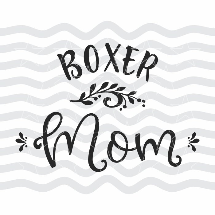 Digital Boxer SVG Cut File I love my Boxer Svg Boxer Dog Svg Instant ...