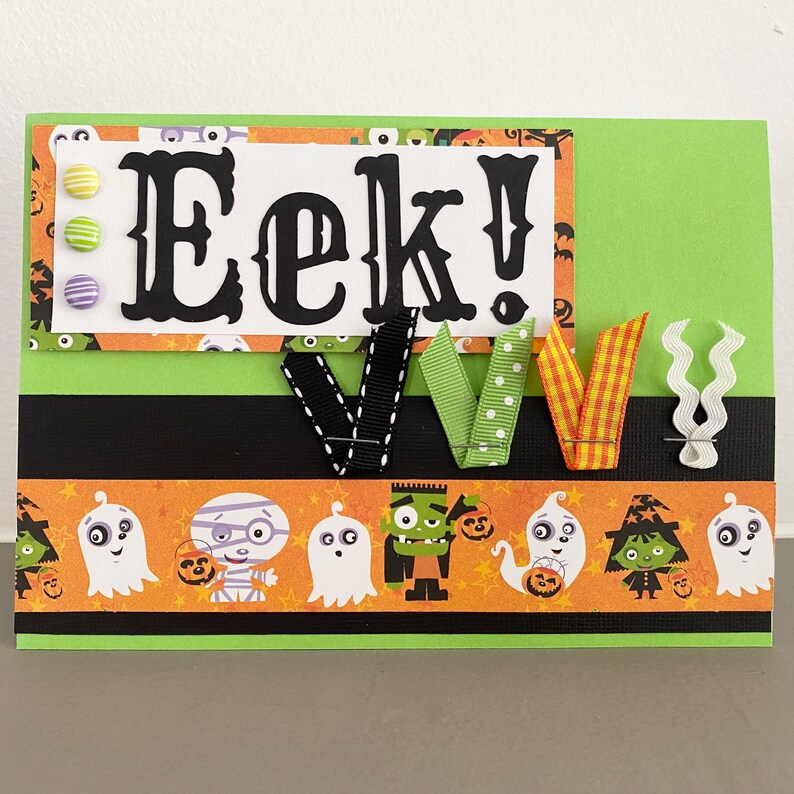 EEK! Die Cut Letters, EEK!, Fall Decor, Die Cut, Scrapbook, Halloween ...