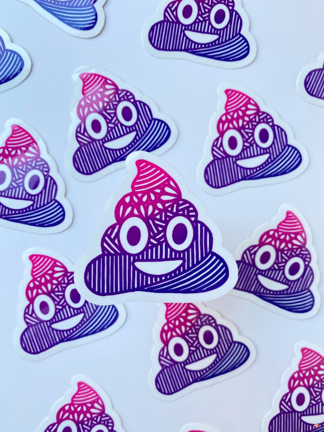 Poop Emoji Sticker, Poop, Poop Emoji, Pink Poop, Kid Sticker, Kid ...
