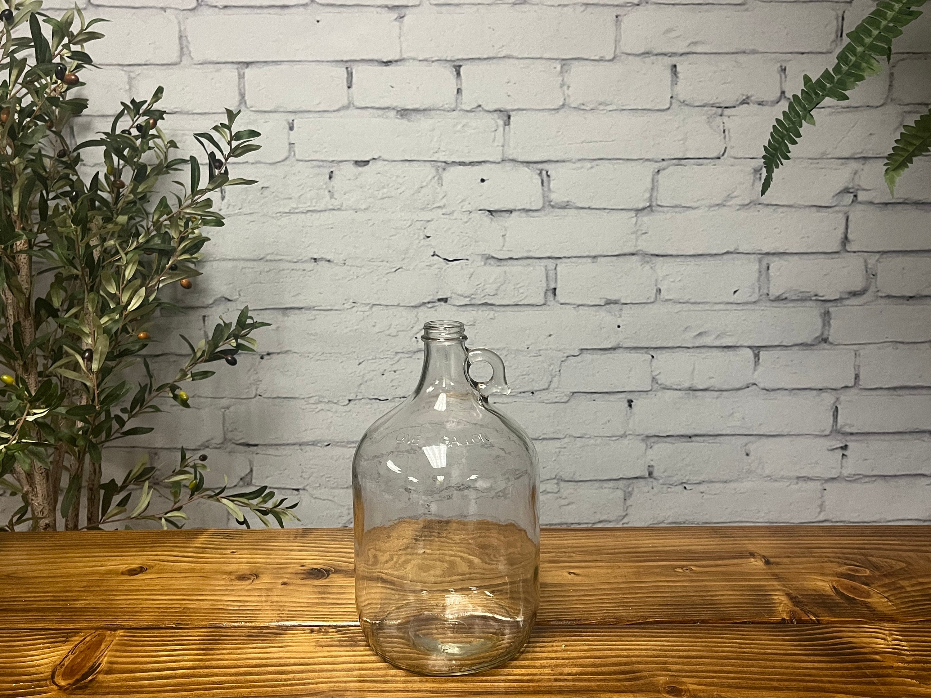 1 Gallon Glass Bottle Jug Growler | Food Safe Glass | Brand New Hard to ...