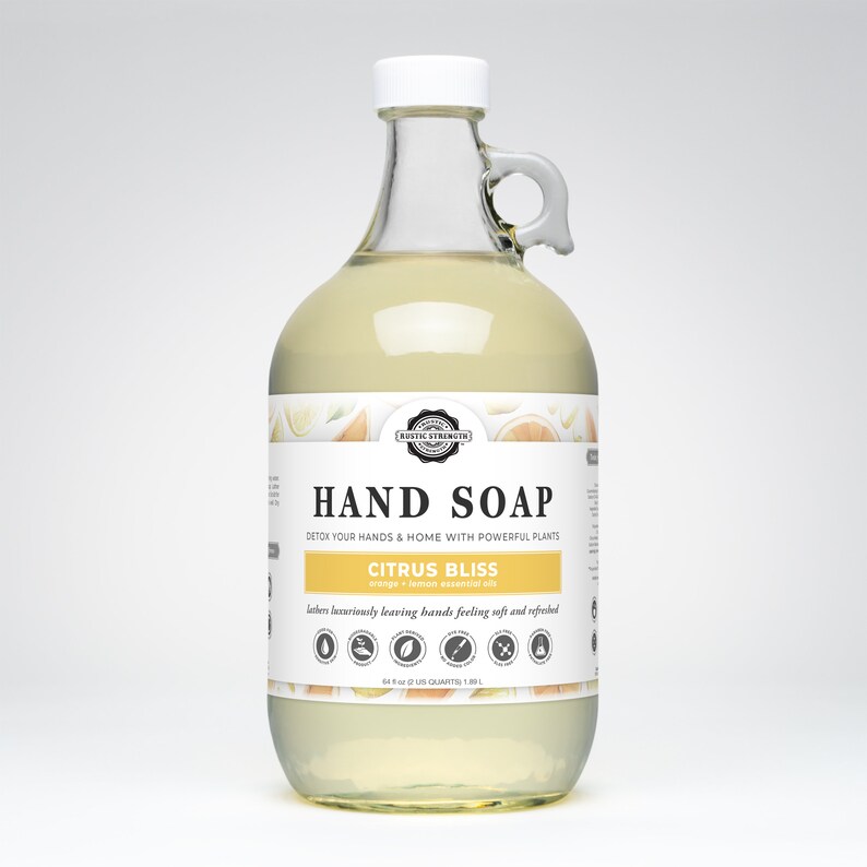 Hand Soap by Rustic Strength Soap for Sensitive Skin Antique Glass ...