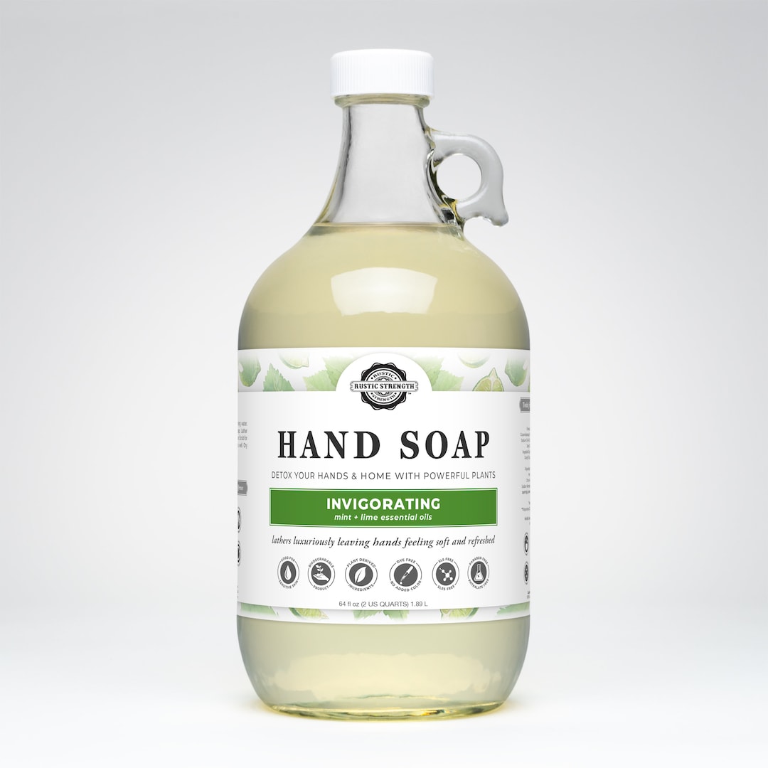 Hand Soap by Rustic Strength Soap for Sensitive Skin Antique Glass ...