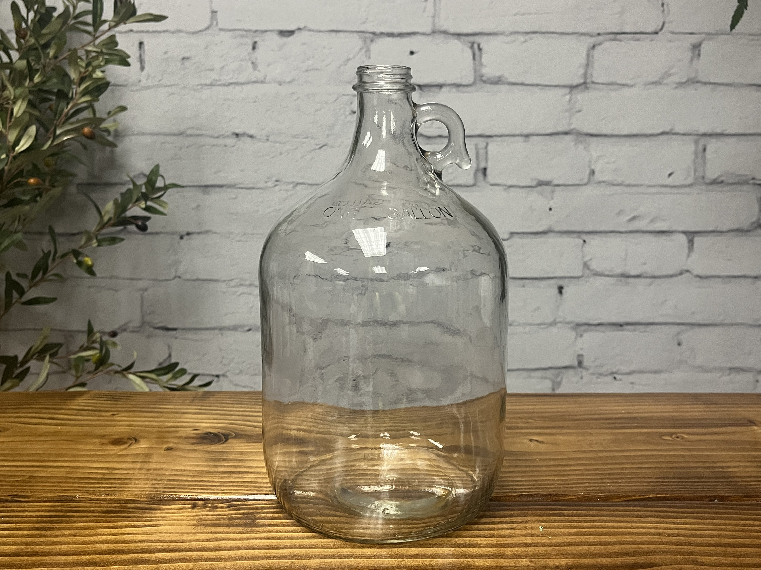 1 Gallon Glass Bottle Jug Growler | Food Safe Glass | Brand New Hard to ...