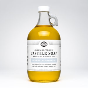 Castile Soap by Rustic Strength | Ultra Concentrate | Antique Glass ...