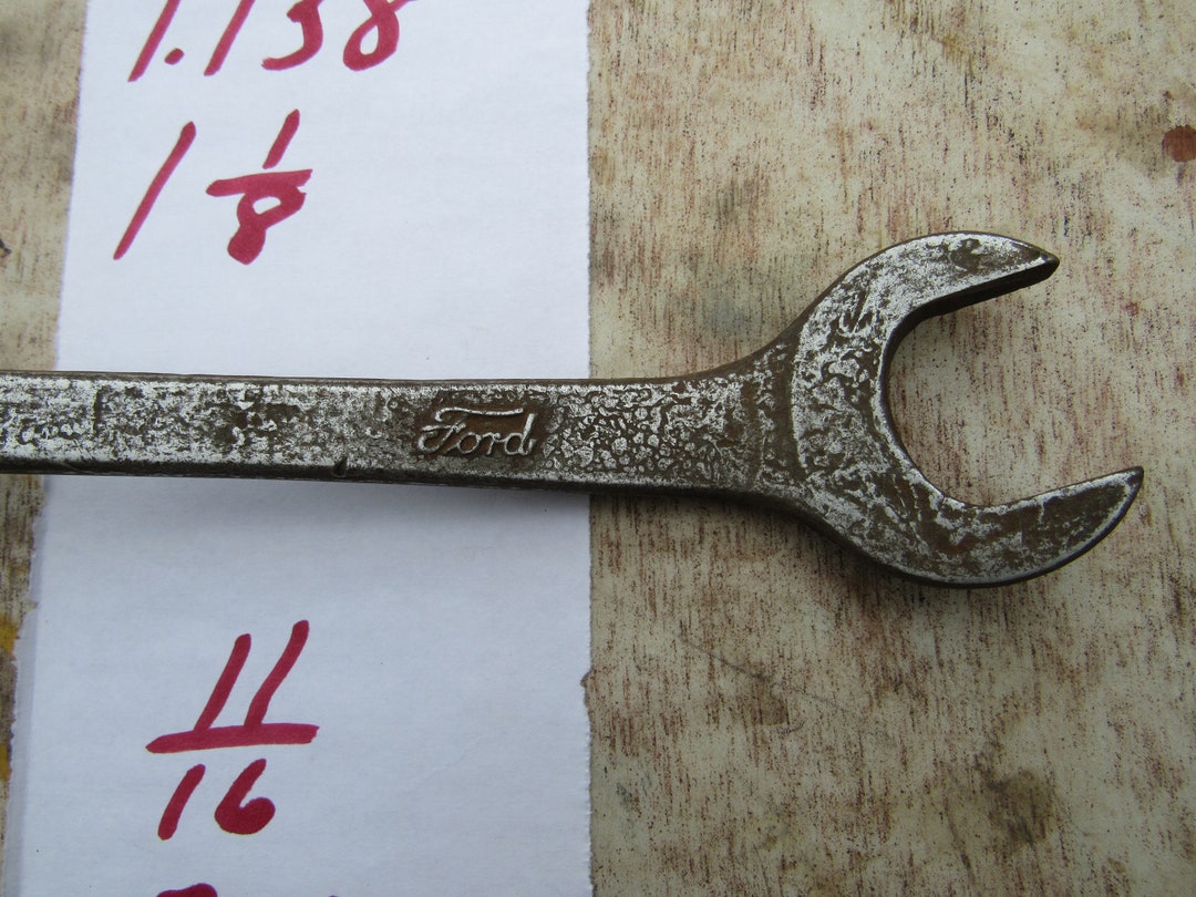 Ford Script Wrench for Model T / A, Sizes 1 1/8 & 11/16 . This is the ...