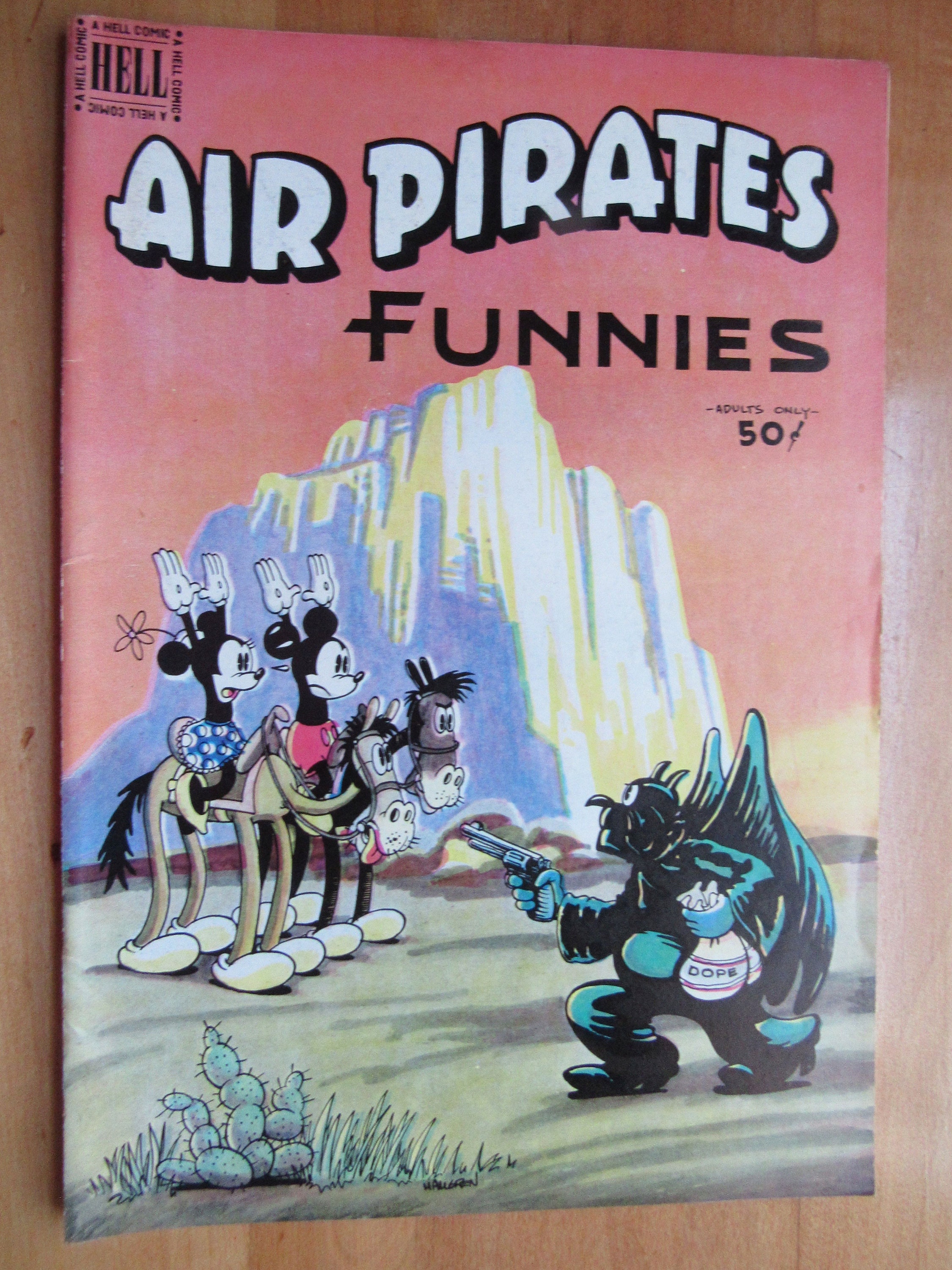 AIR PIRATES FUNNIES 1&2. Mickey Mouse Banned Comics. Rare. - Etsy