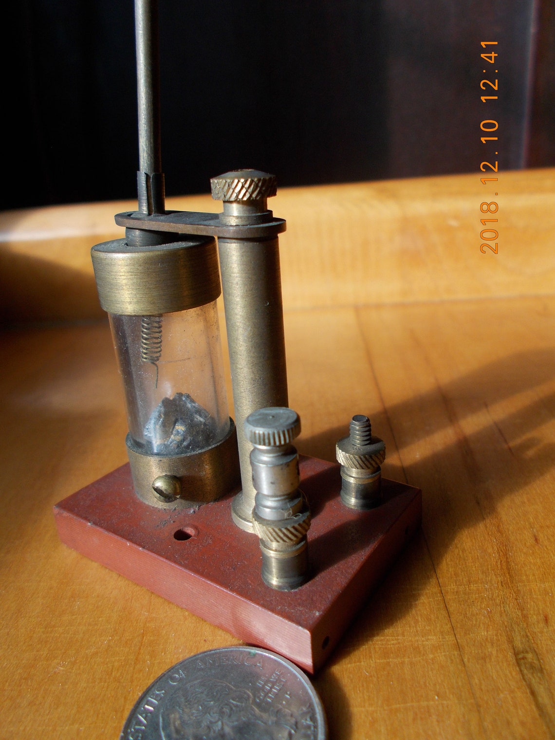 CRYSTAL RADIO'S Sealed cat whisker detector. Circa 1910. | Etsy