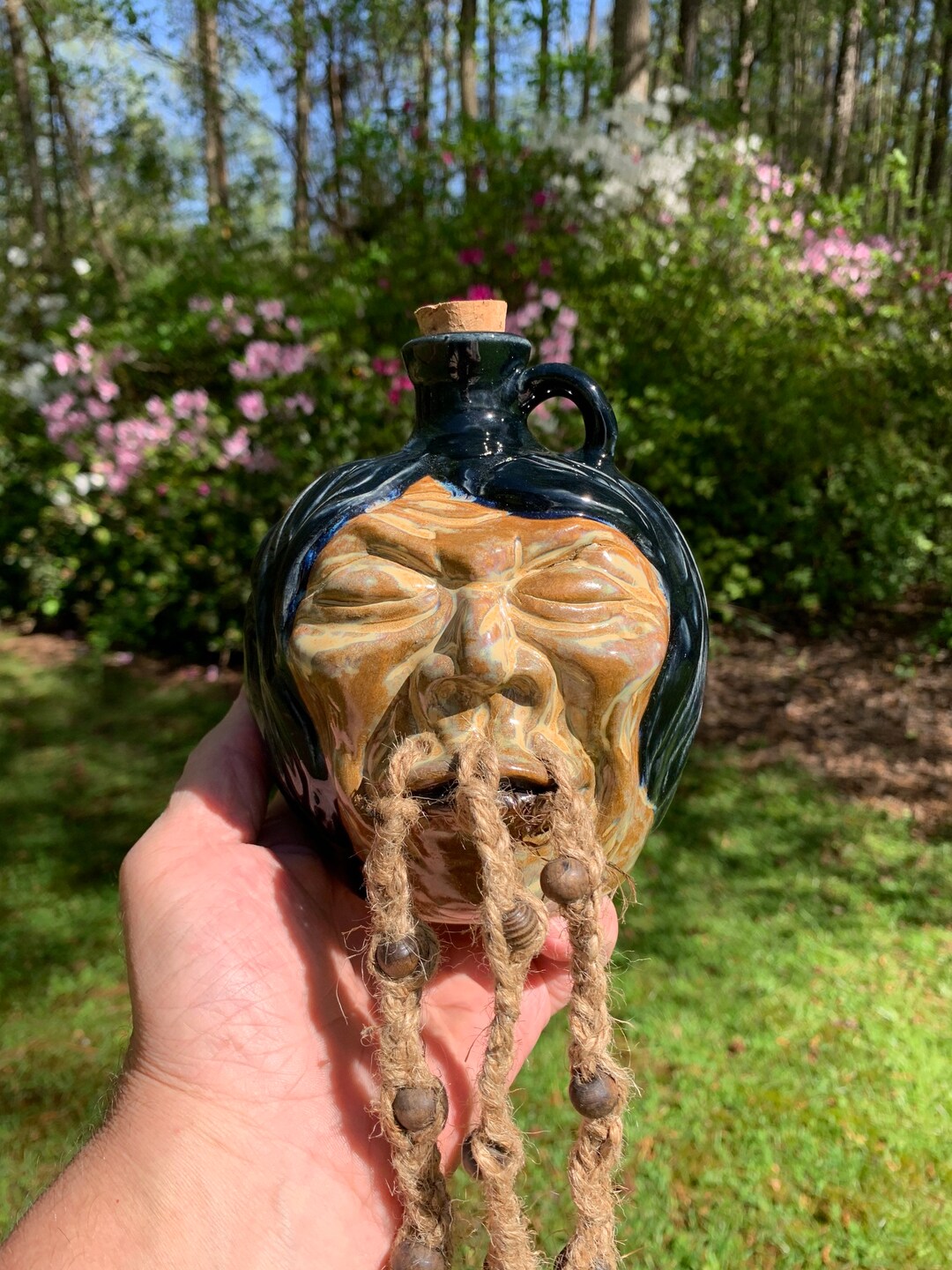 Enchanting Shrunken Head Jug - Etsy