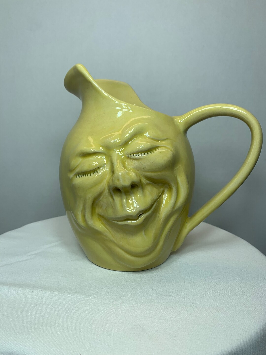 Happy Face Pitcher - Etsy