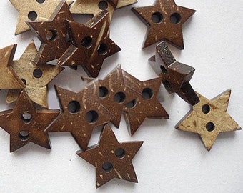 6 Inch Wooden Stars - Etsy