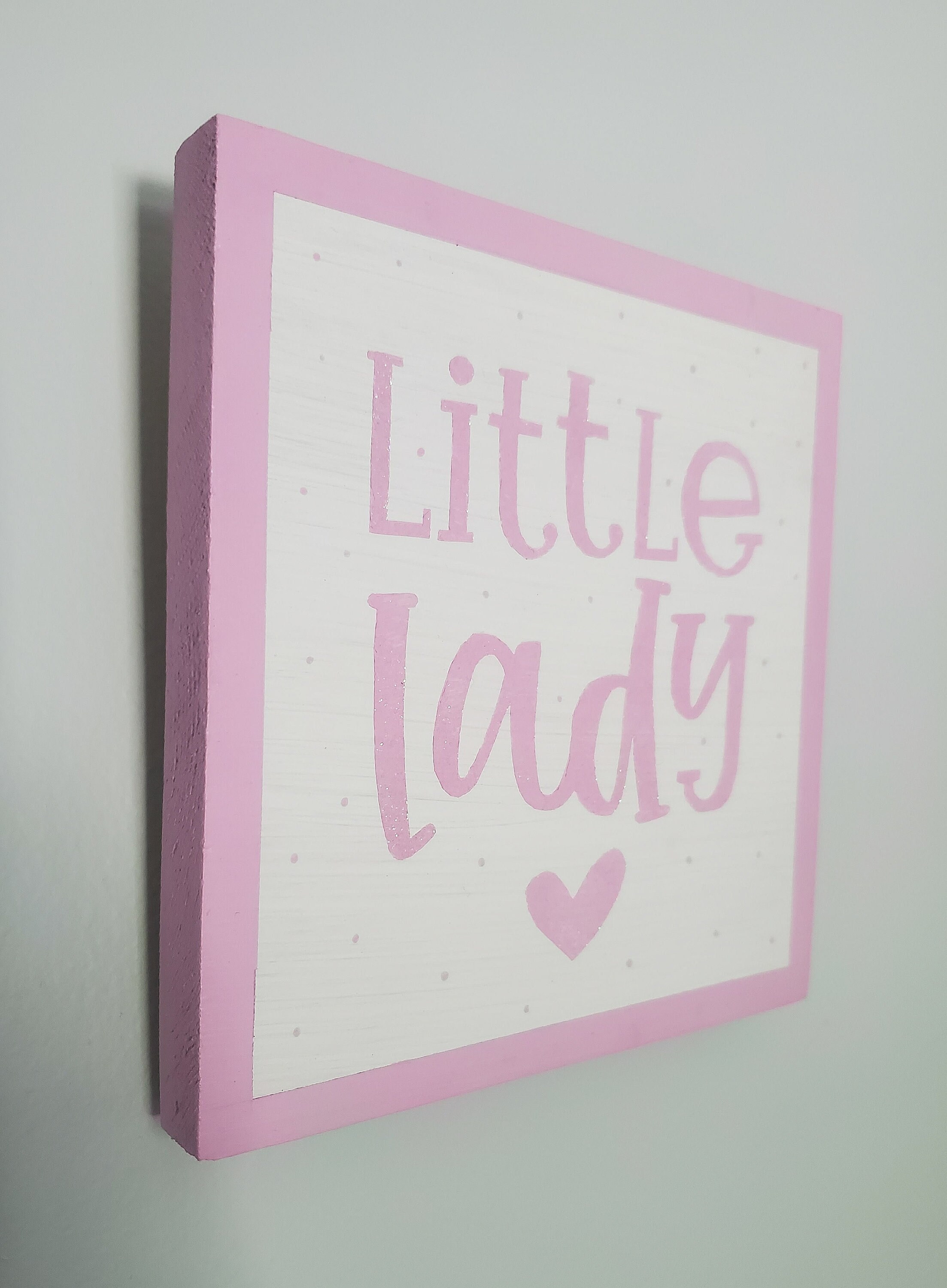 Little Lady//little Lady Sign//nursery Sign//baby Girl Nursery | Etsy