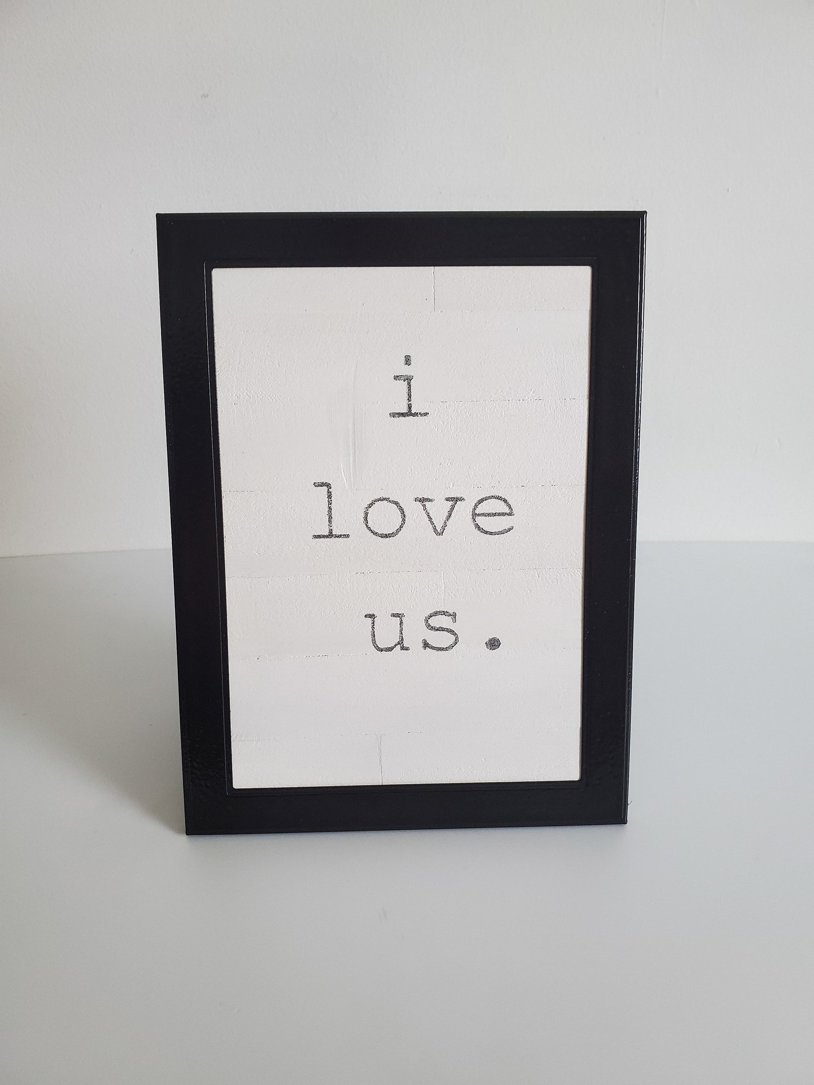 I Love Us//i Love Us Sign//framed I Love Us Sign - Etsy