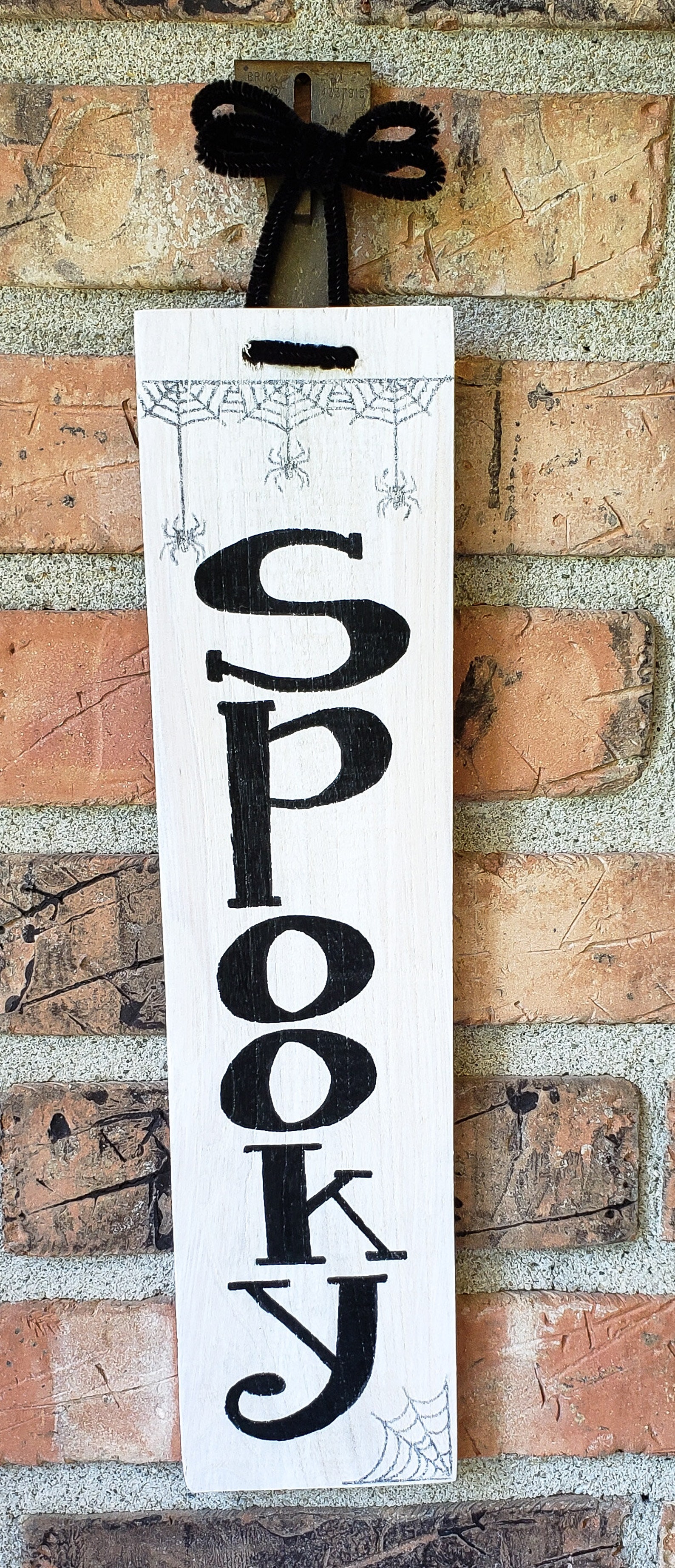 Spooky Halloween Sign//wooden Spooky Sign//wooden Spooky - Etsy