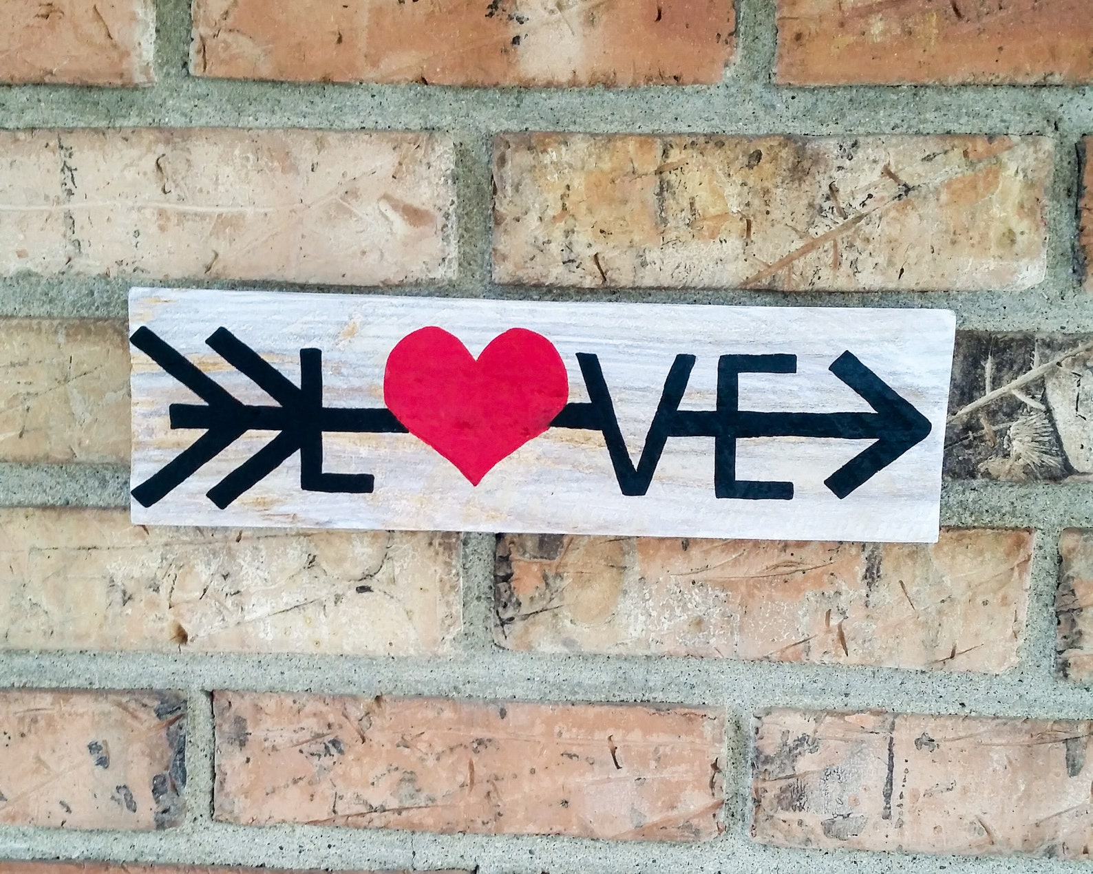 Wooden Love Sign//small wooden sign//Valentine's | Etsy