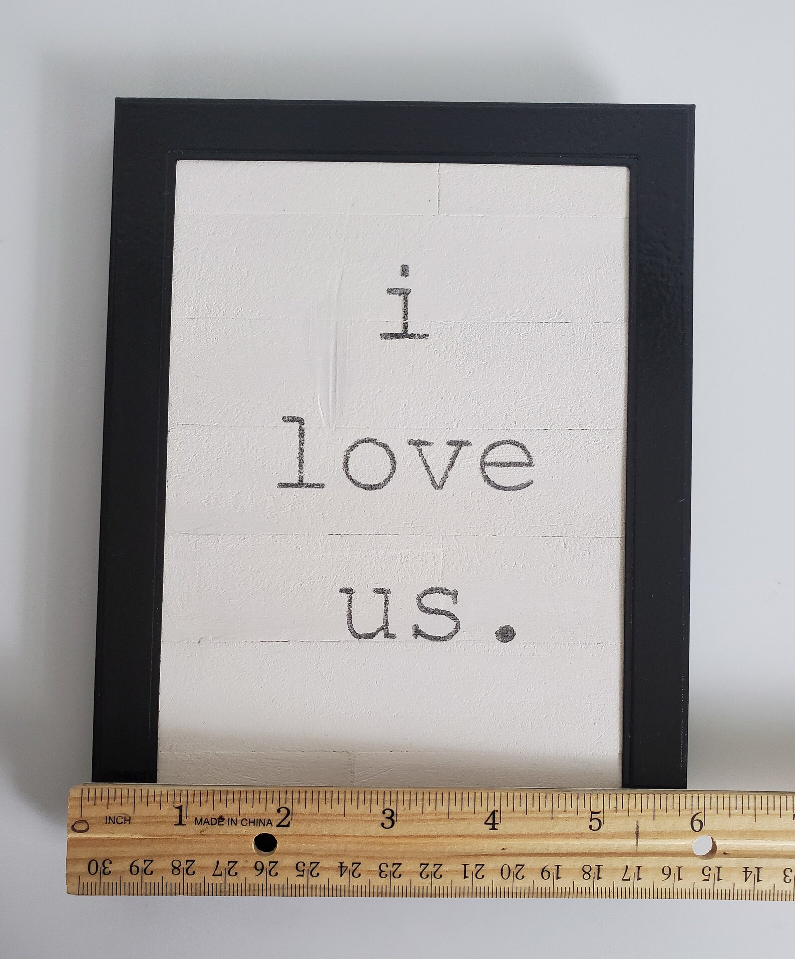 I Love Us//i Love Us Sign//framed I Love Us Sign - Etsy