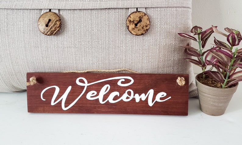 Welcome Sign//rustic Welcome Sign//front Porch Decor//wooden - Etsy