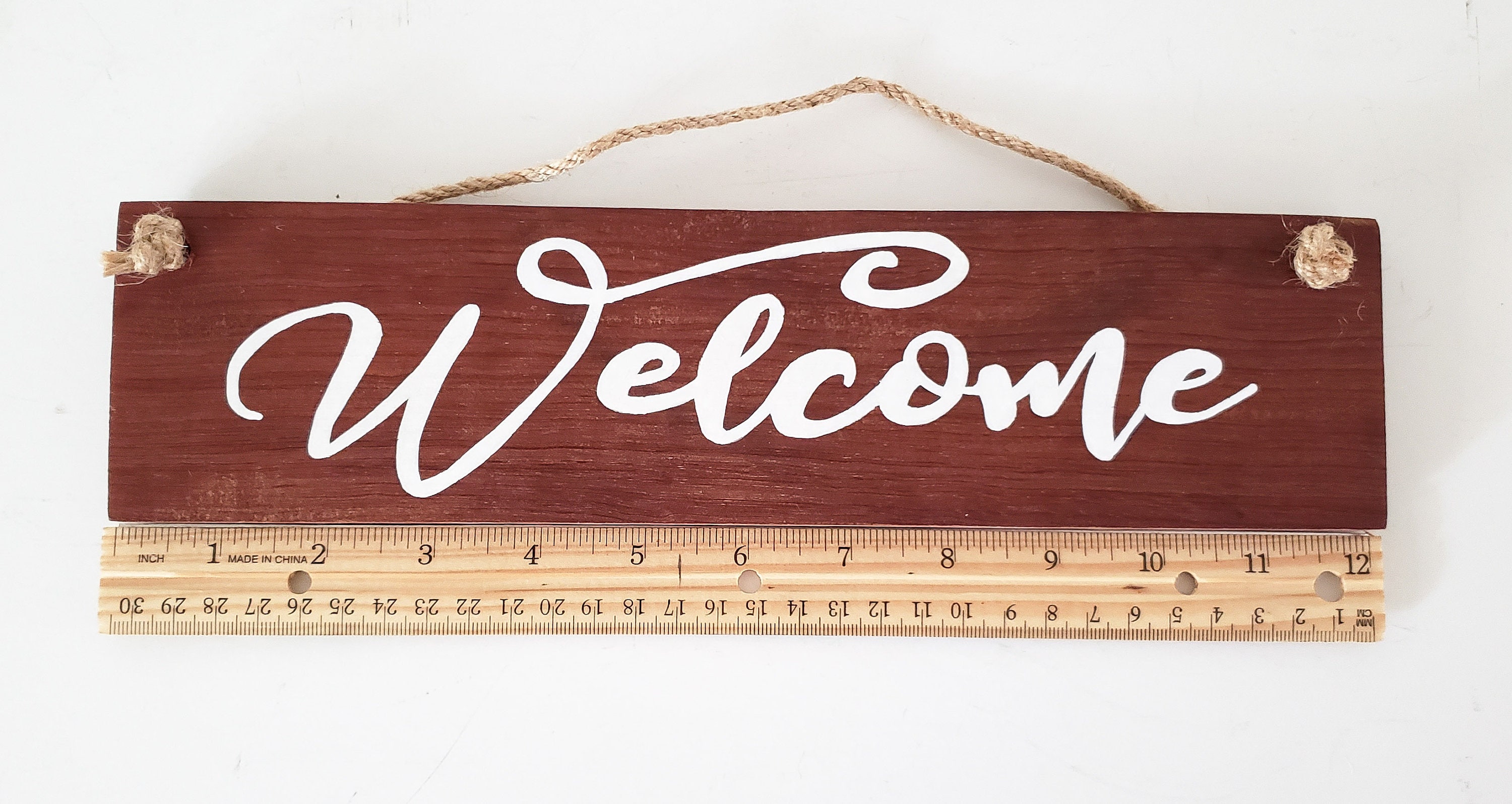 Welcome sign//Rustic welcome sign//Front porch decor//Wooden | Etsy