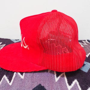 Vtg Red Corduroy Coors Hat - Vintage Beer Branded Trucker Cap - VTG ...