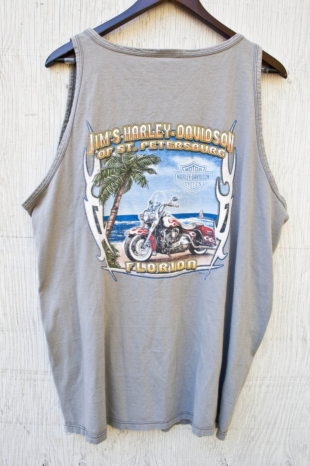 Harley Davidson Florida Tank Top - XL - St Petersburg Florida - Graphic ...