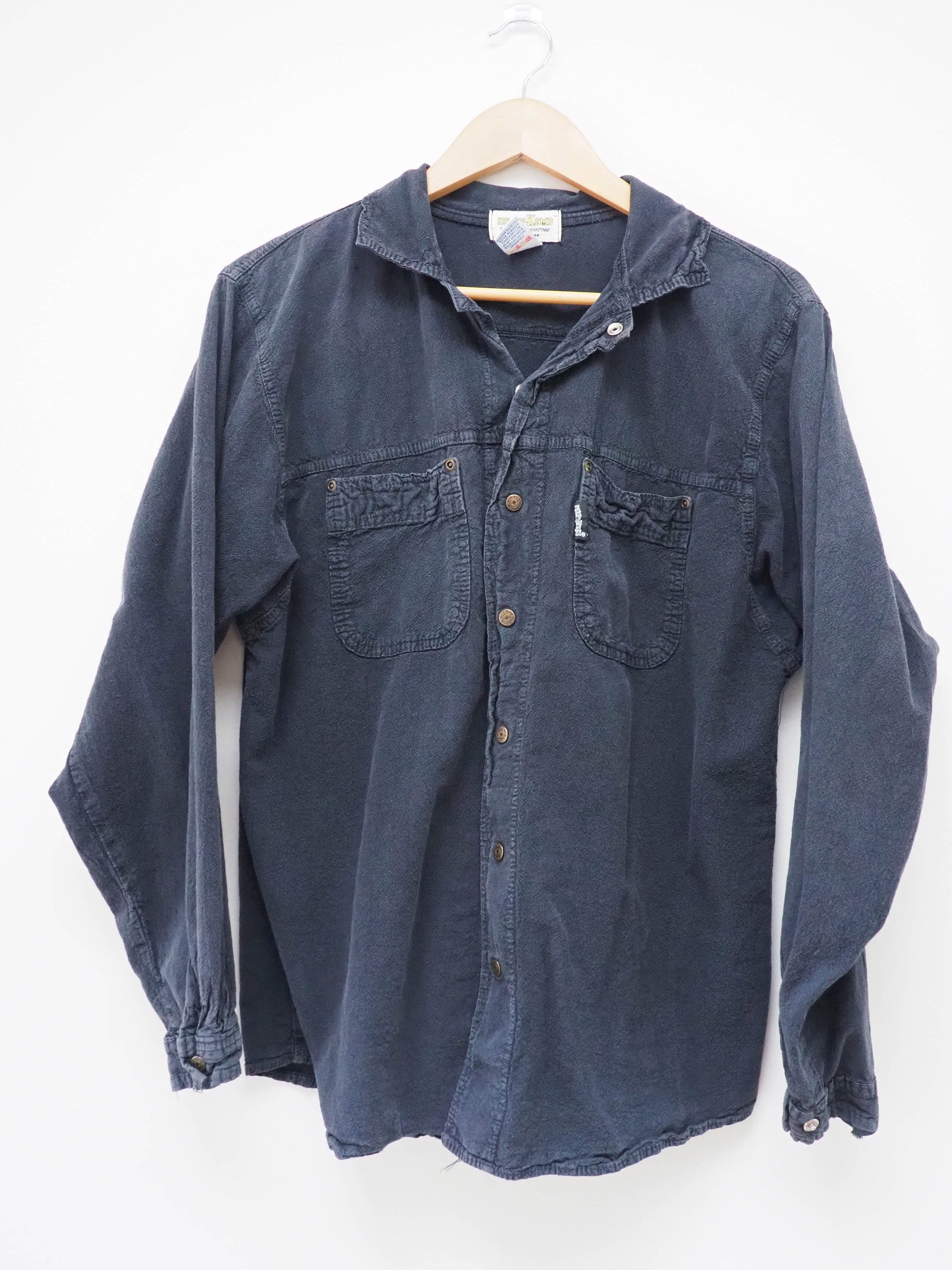 90s Ezze Wear Button up Shirt - Medium - 80s Honey-komb Pullover ...
