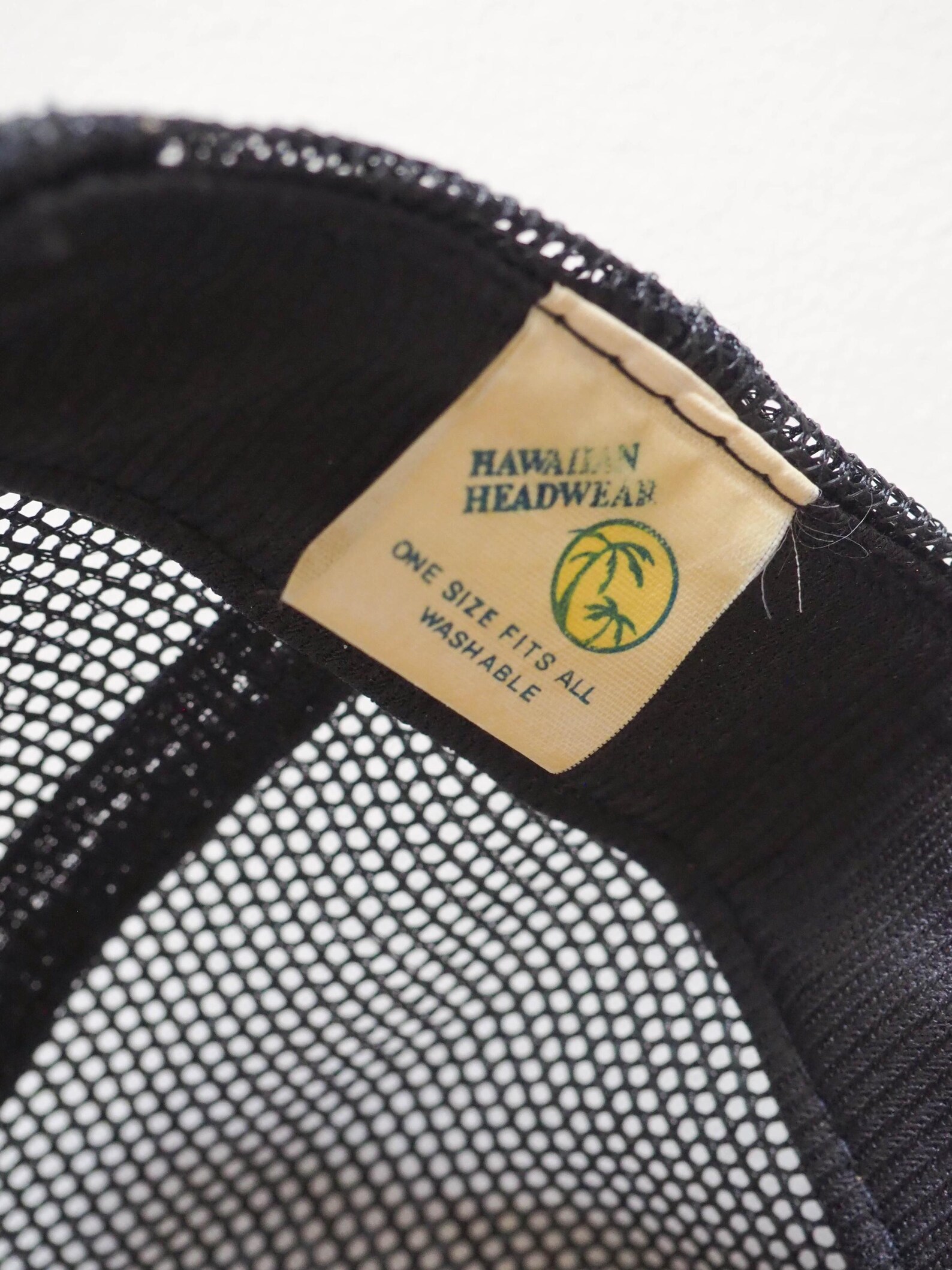 Vtg Black and Neon Yellow Hawaii Hat - Vintage Hawaii Snap Back Hat ...