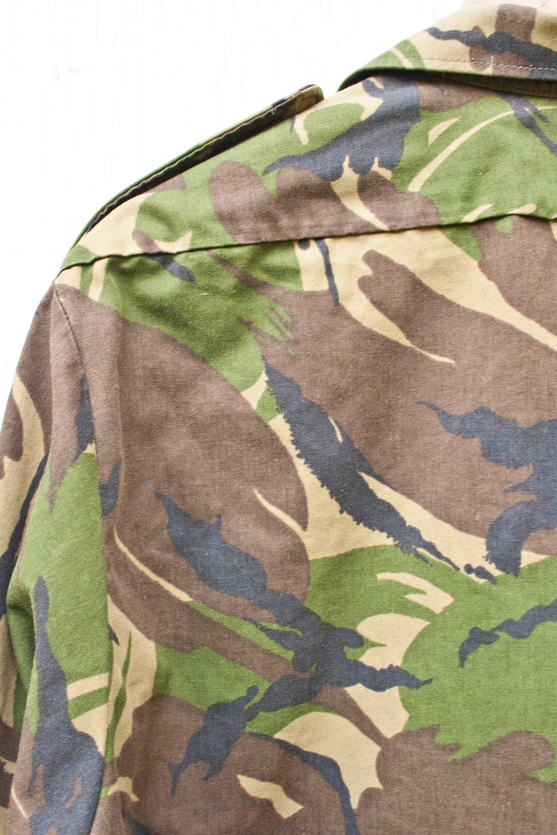 90s Camo French Military Jacket France Flag Patch Vintage | Etsy