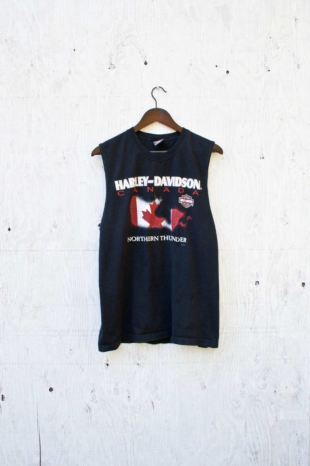 Harley Davidson Canada Tank Top - Large - Northern Thunder - Graphic ...