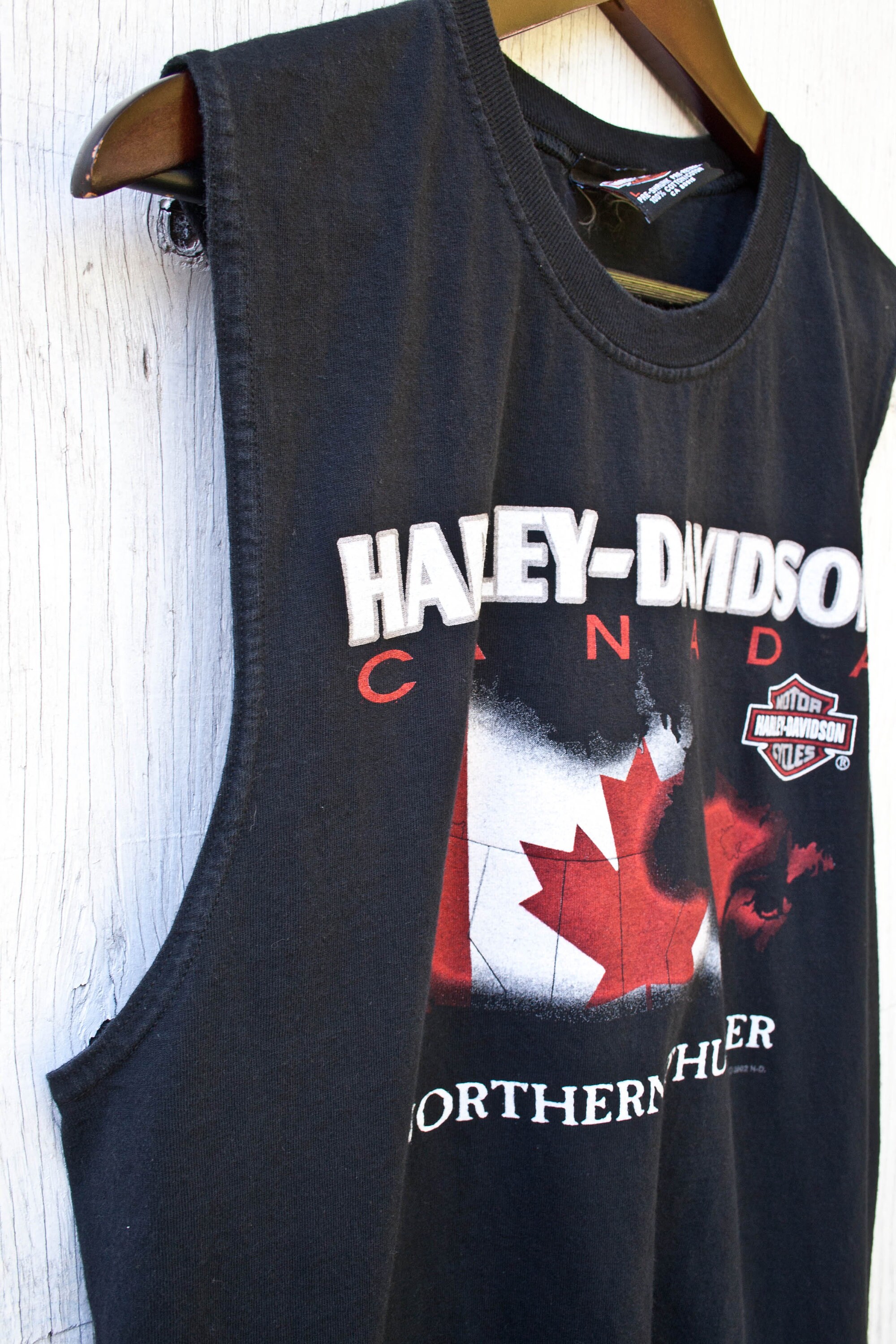 Harley Davidson Canada Tank Top - Large - Northern Thunder - Graphic ...