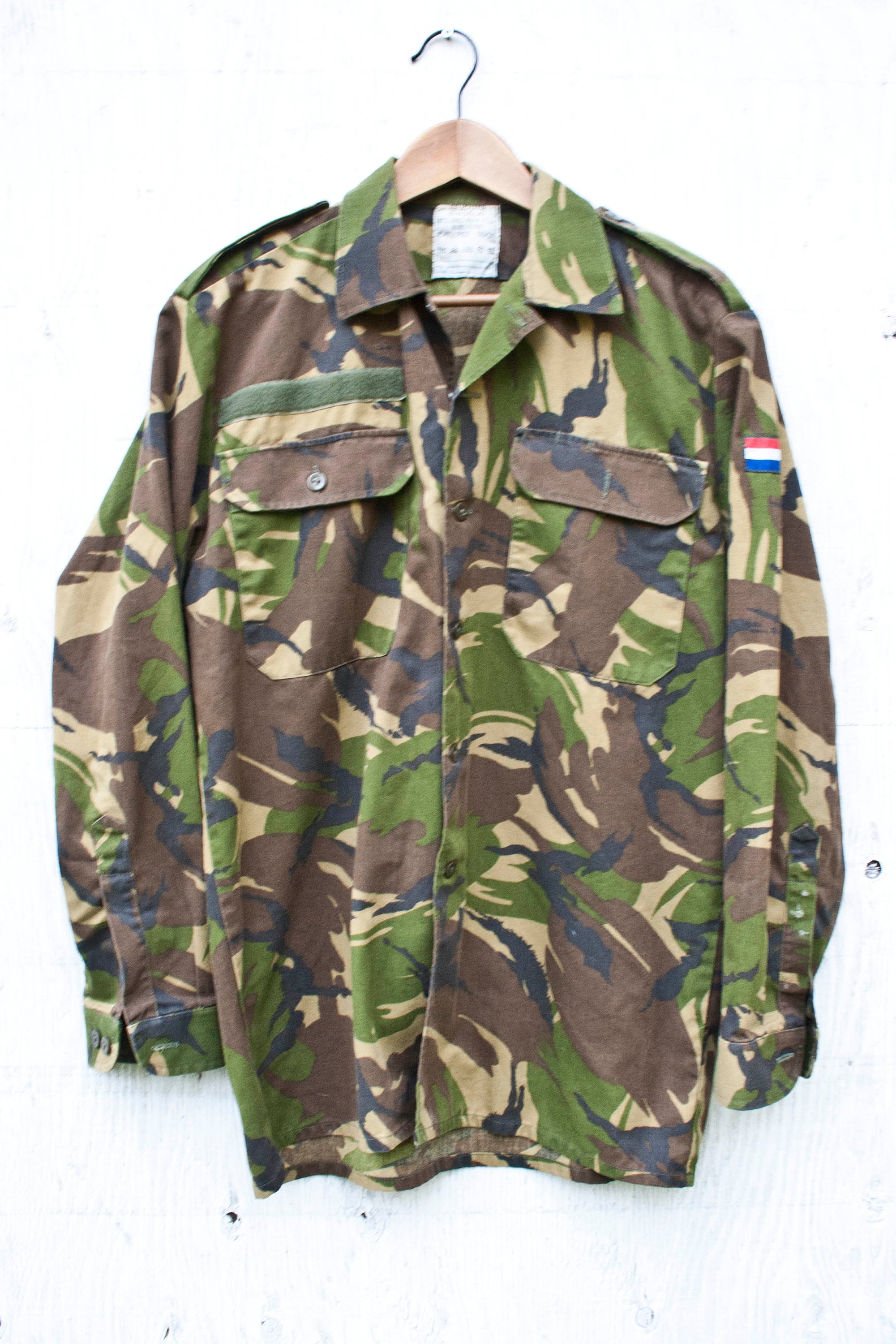 90s Camo French Military Jacket France Flag Patch Vintage - Etsy