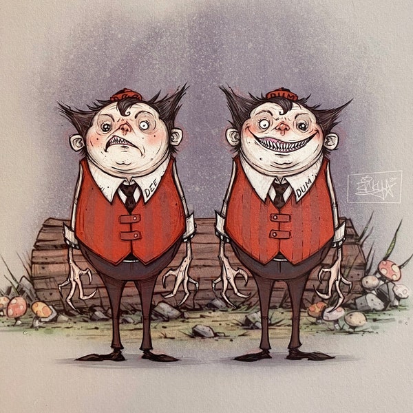 Tweedledum - Etsy