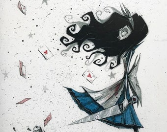 Alice in Wonderland Art | Etsy