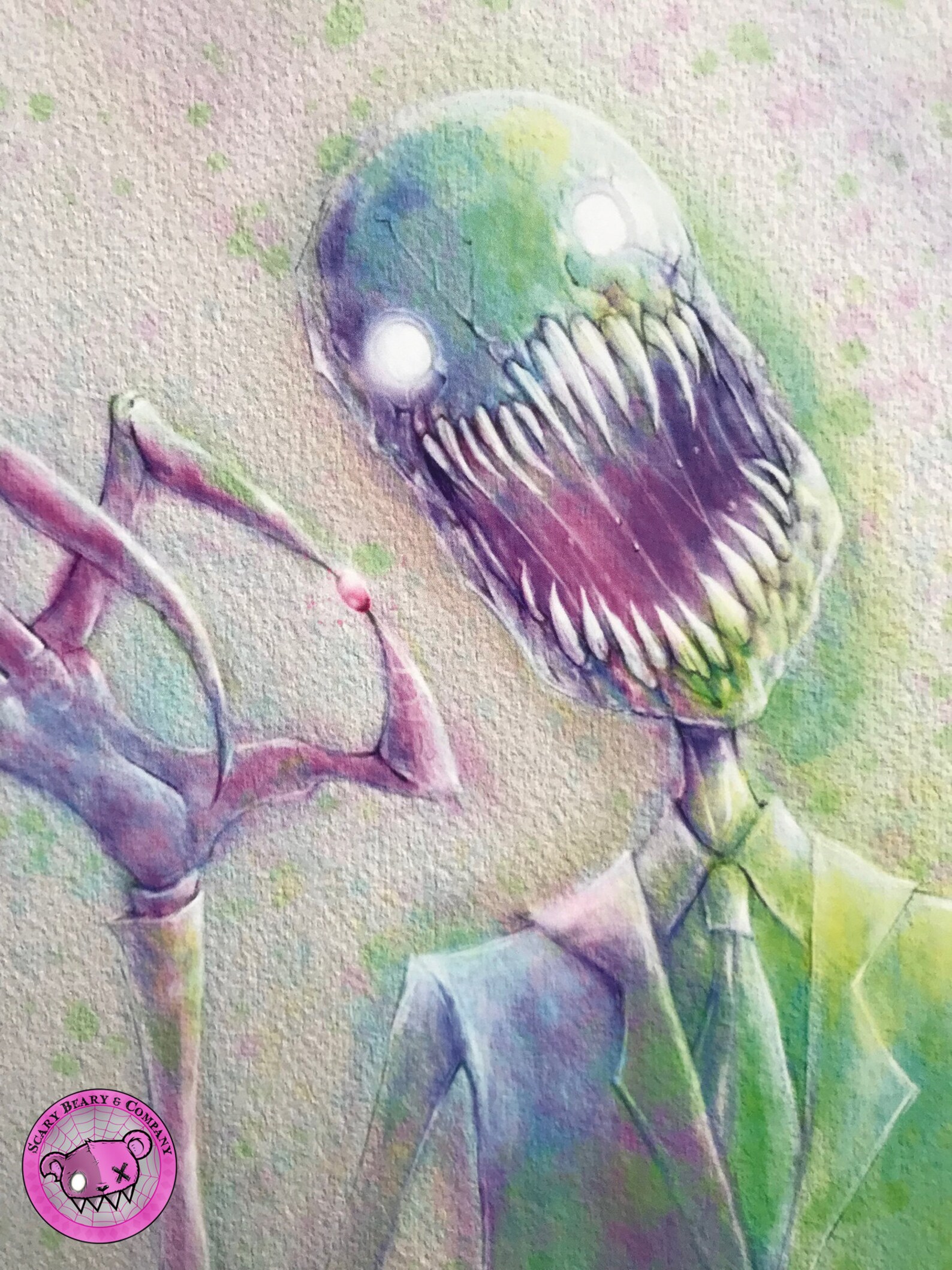 Sandman Neon Demon Demon Art Monster Art Art Print - Etsy