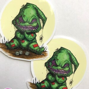 Oogie Boogie Vinyl Sticker - Etsy