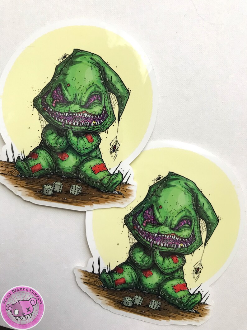 Oogie Boogie Vinyl Sticker - Etsy