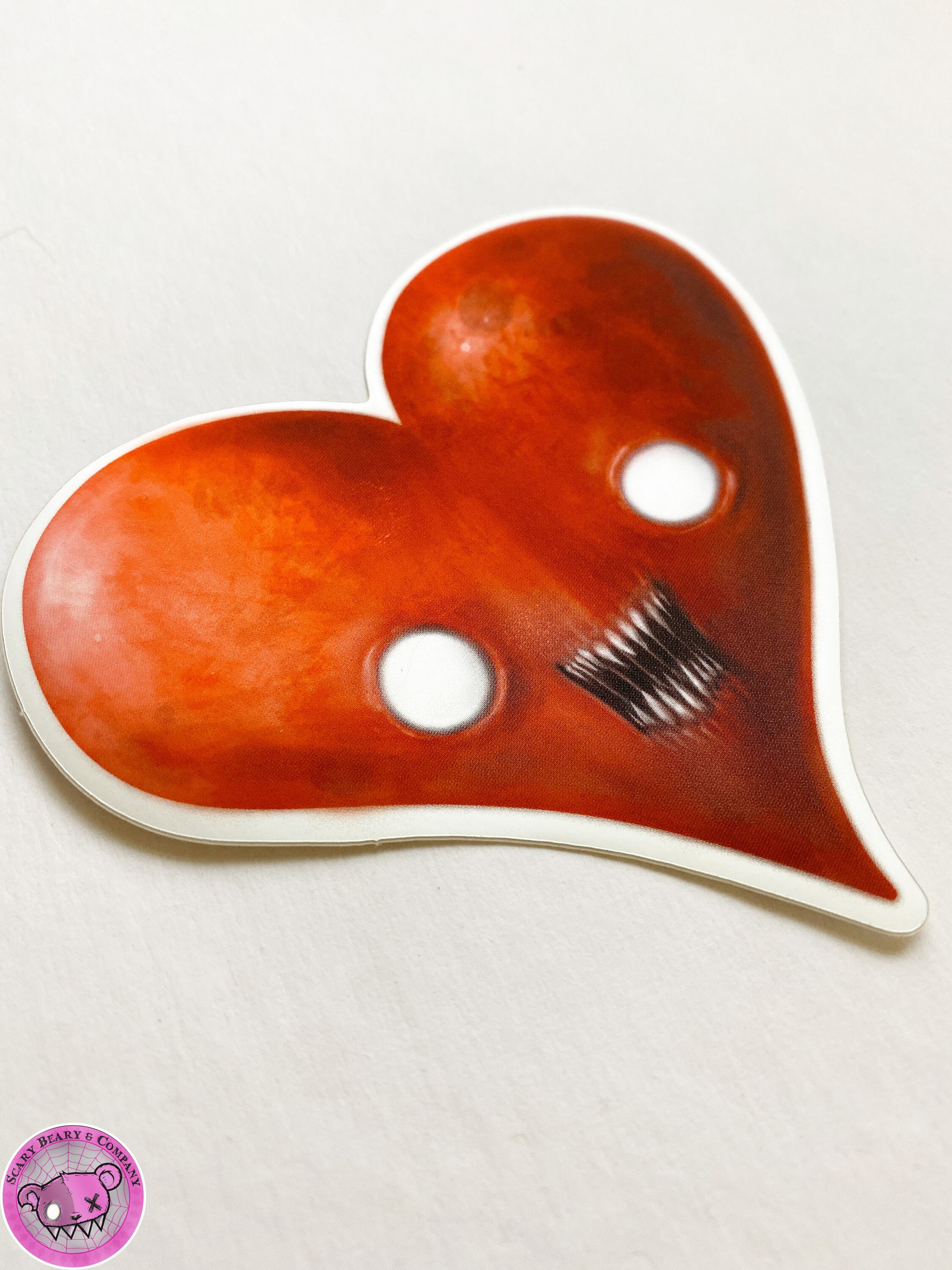 Love Bites Nightmare Heart Vinyl Sticker | Etsy