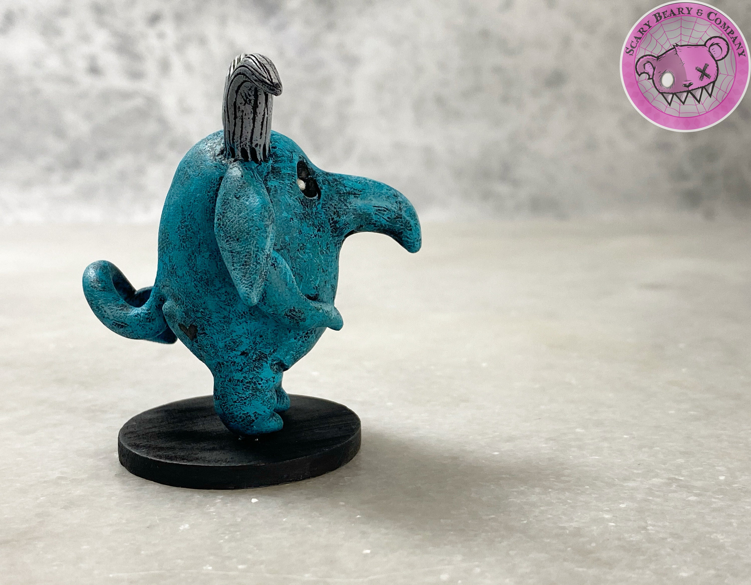 Little Blue Goblin Figure Designer Toy Hand Sculpted - Etsy