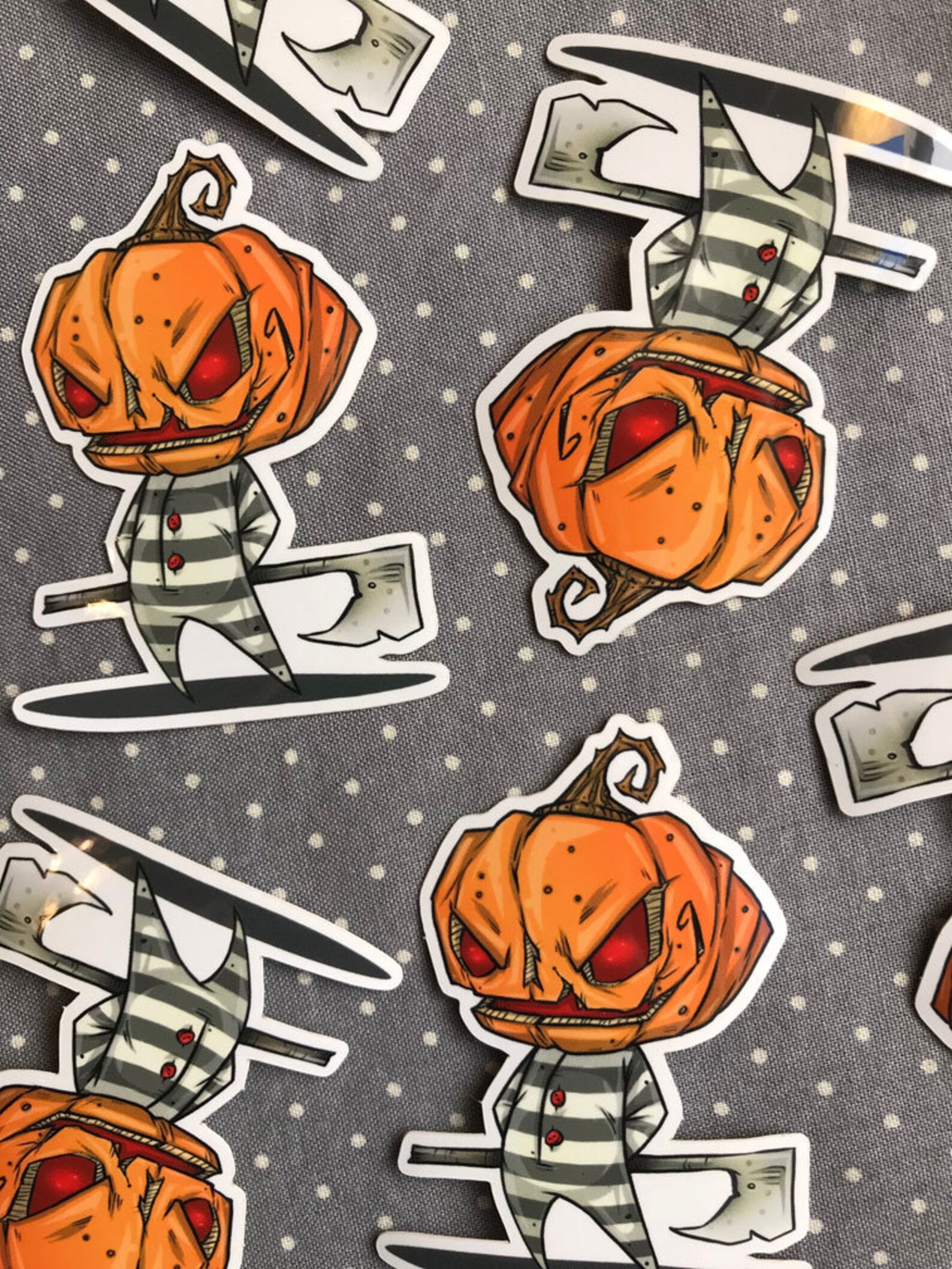 Pumpkinhead Vinyl Sticker | Etsy