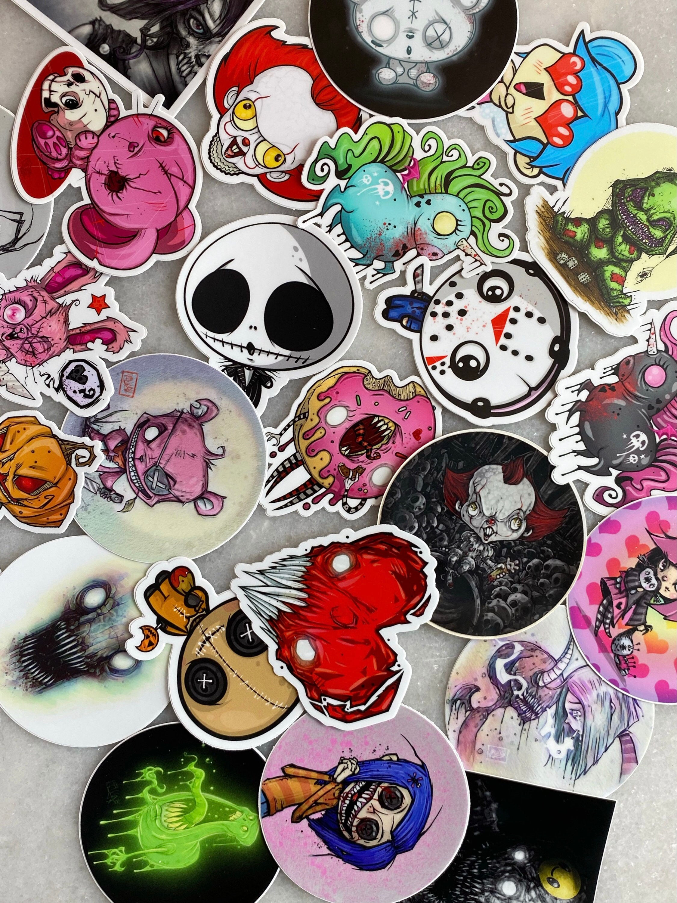 Smile Demon Post apocalyptic vinyl sticker | Etsy