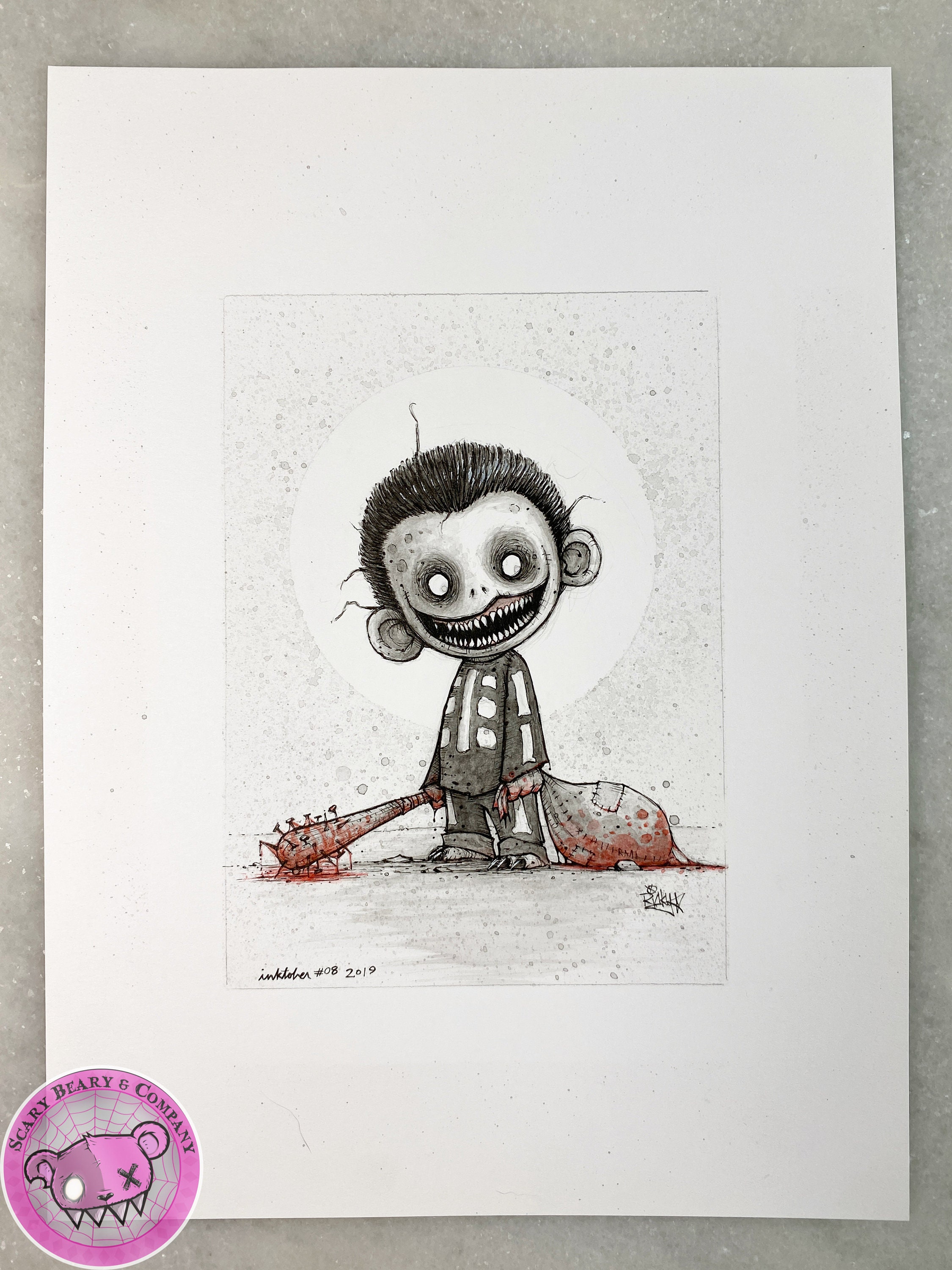 Nightmare Before Christmas Barrel Drawing Early concept for “Lock ...