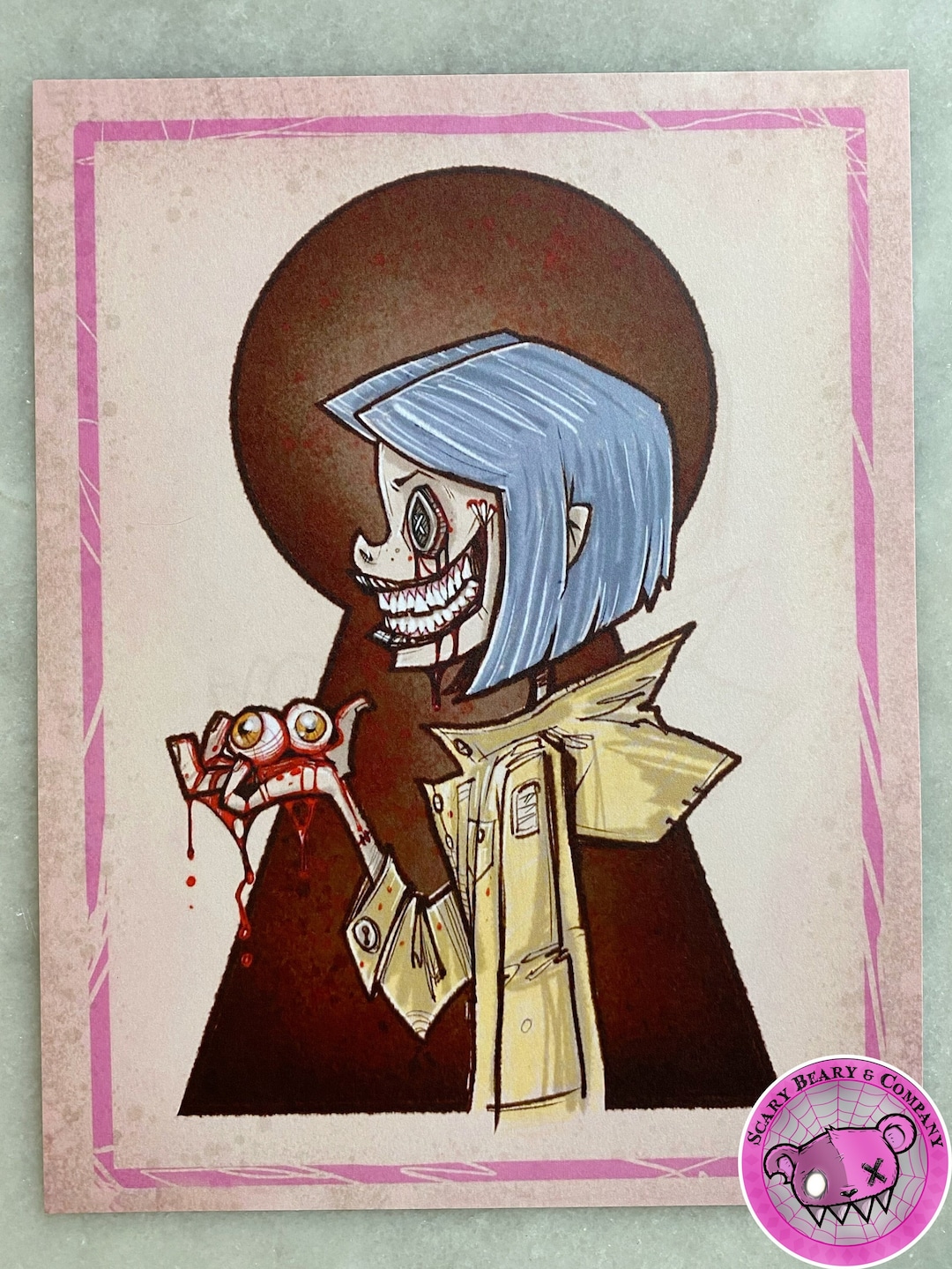 Coraline, Button-eyes - Art Print - Etsy