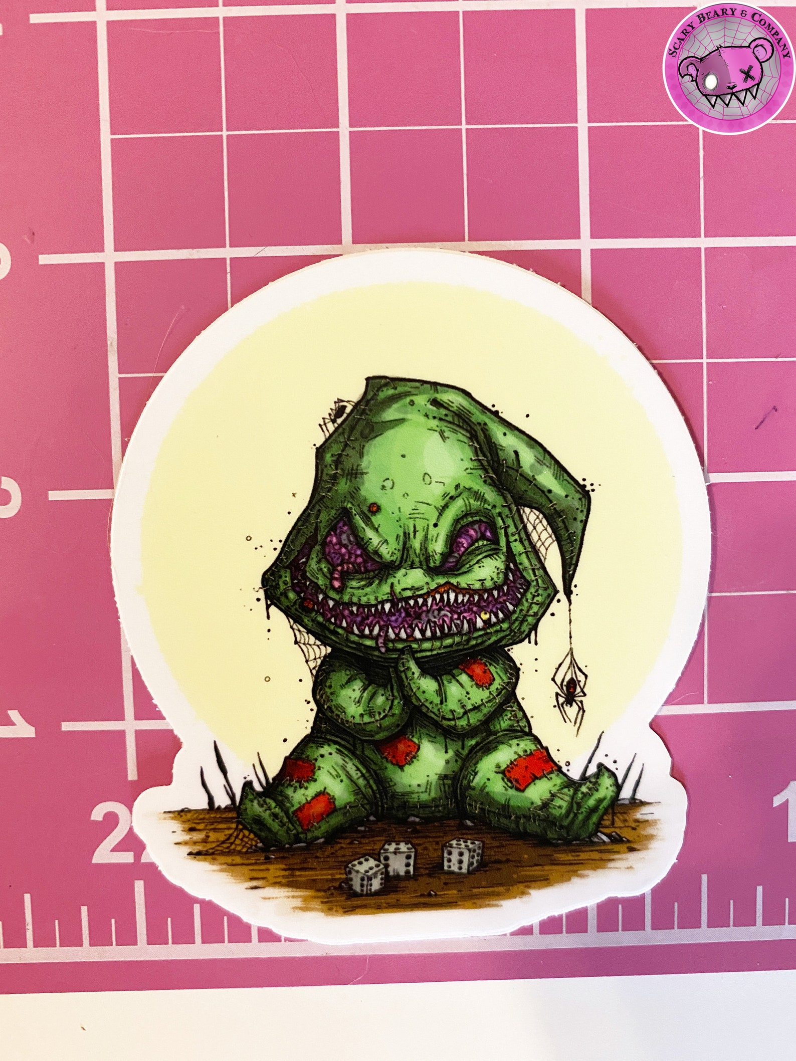 Oogie Boogie Vinyl Sticker - Etsy