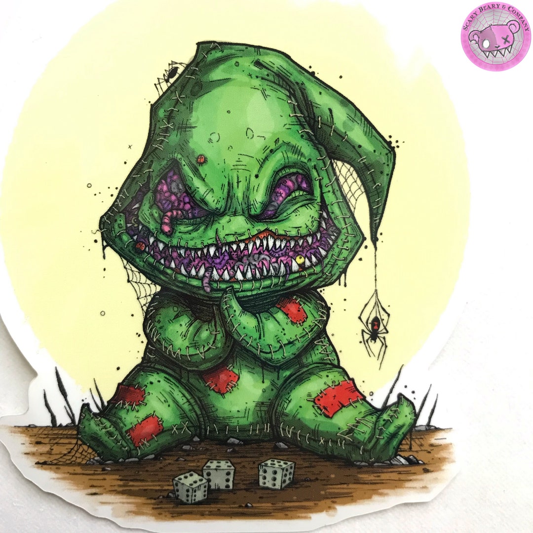 Oogie Boogie Vinyl Sticker - Etsy