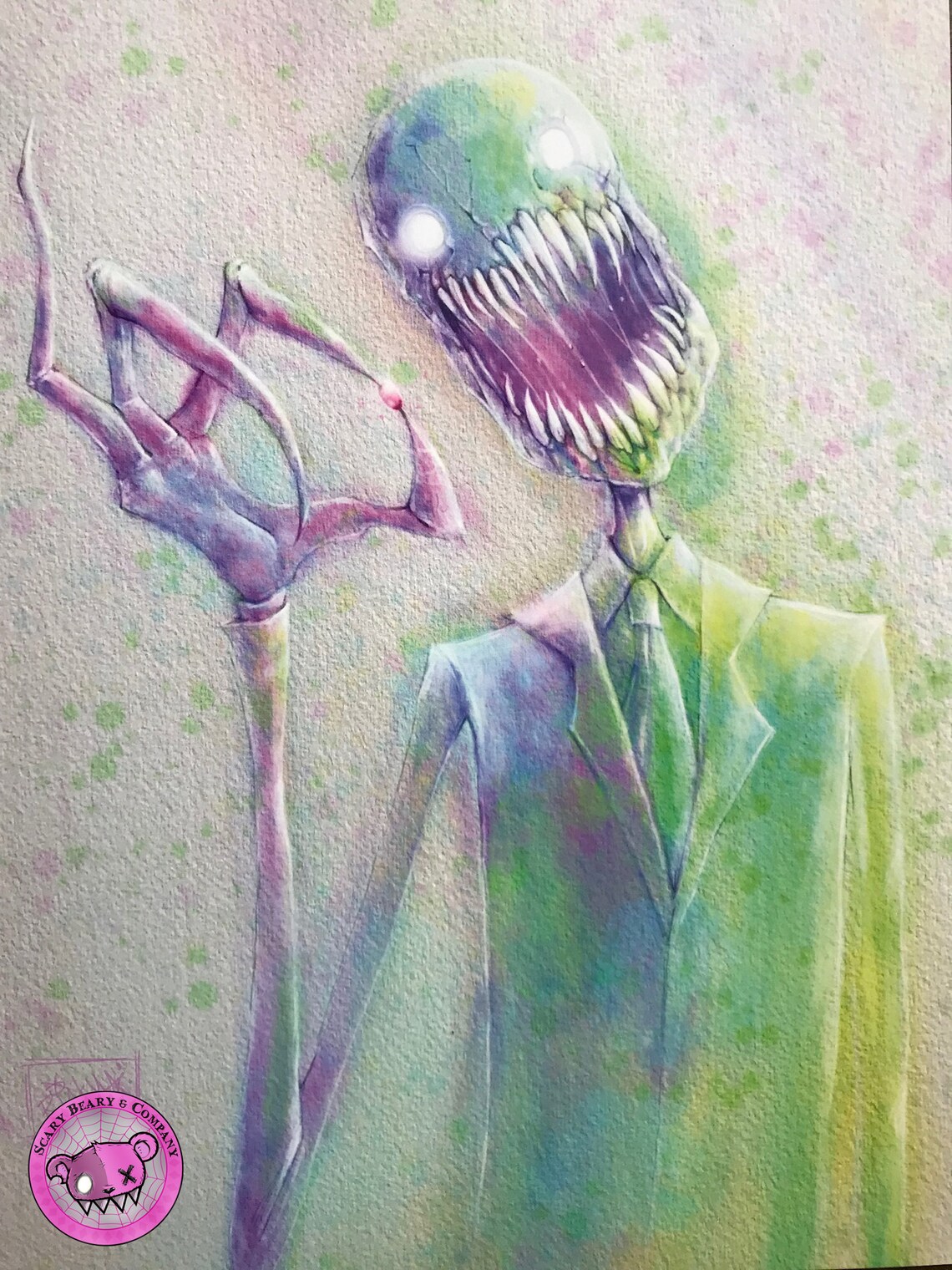 Sandman Neon Demon Demon Art Monster Art Art Print - Etsy