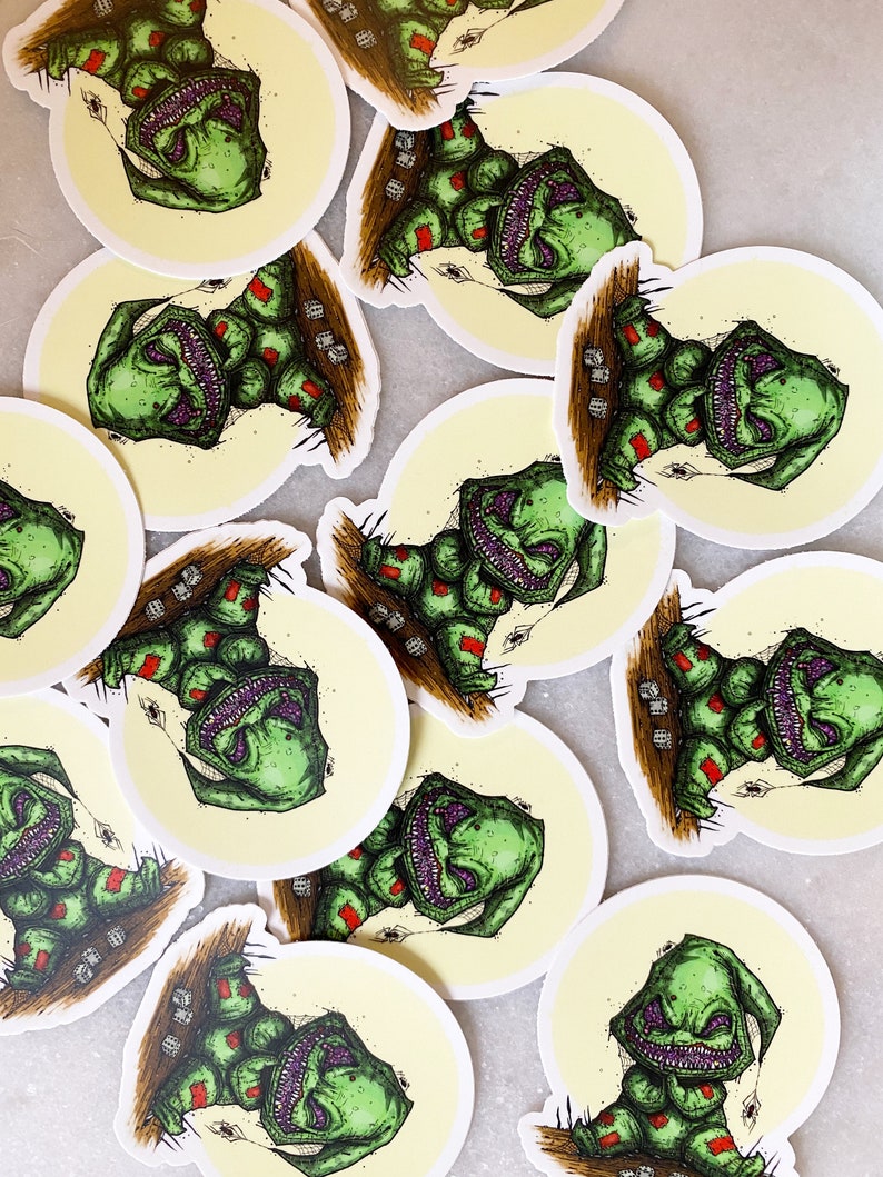 Oogie Boogie Vinyl Sticker - Etsy